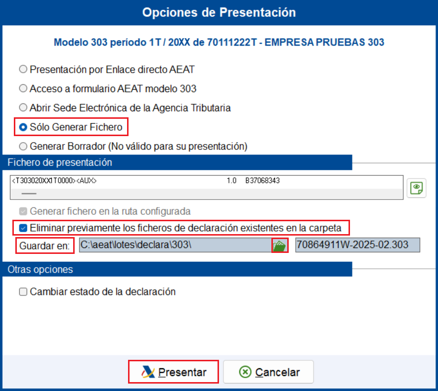 Modelo 303. Formas de presentación – Aplifisa