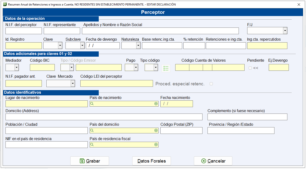 Modelo 296. Declaración Informativa. Retenciones e ingresos a cuenta ...