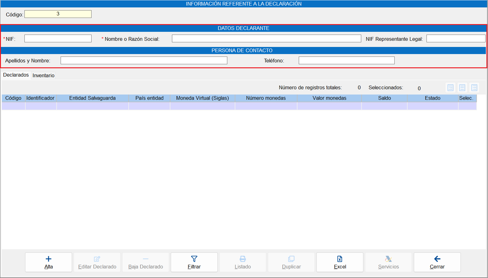 Modelo 721. Declaración Informativa sobre monedas virtuales situadas en ...