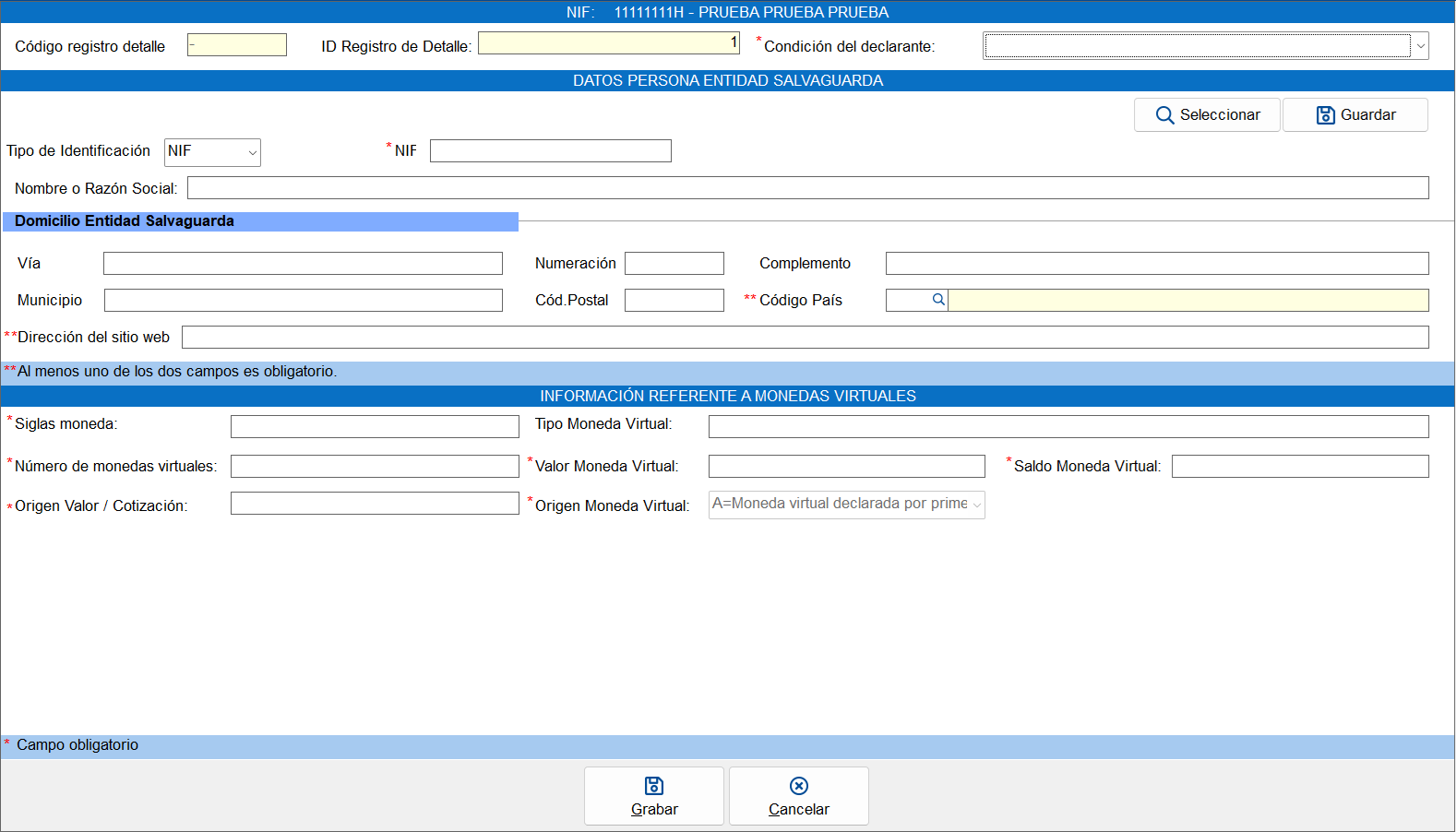 Modelo 721. Declaración Informativa sobre monedas virtuales situadas en ...